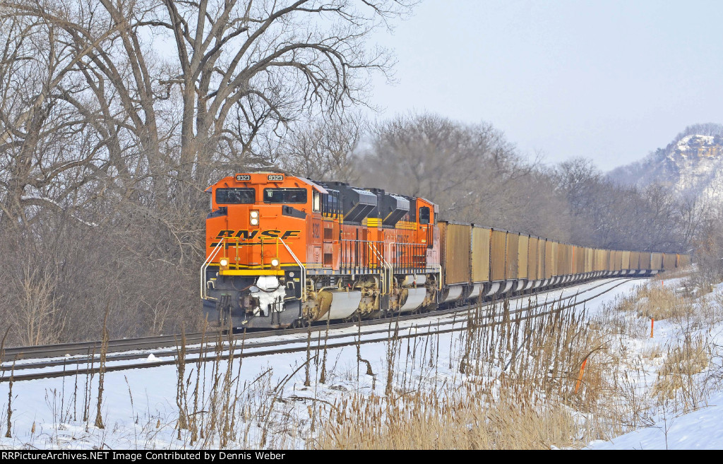 BNSf 9323, CP's River Sub.